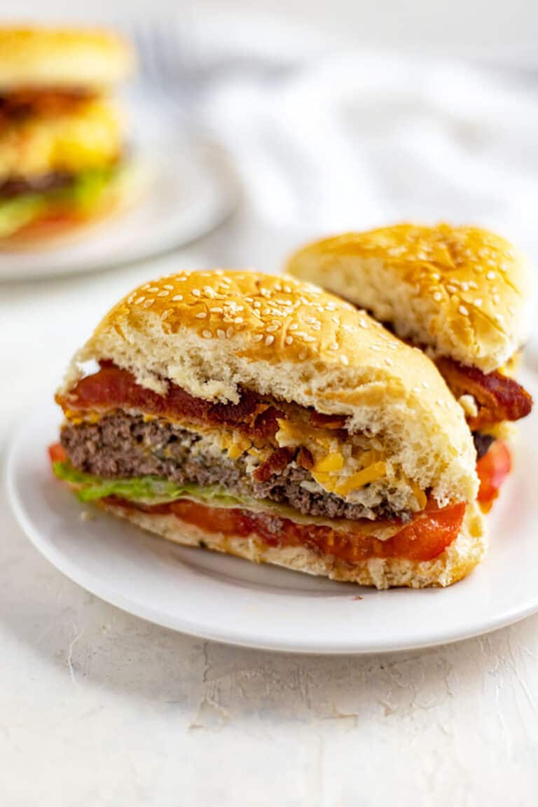 Easy Stuffed Cheeseburgers - My Kitchen Serenity