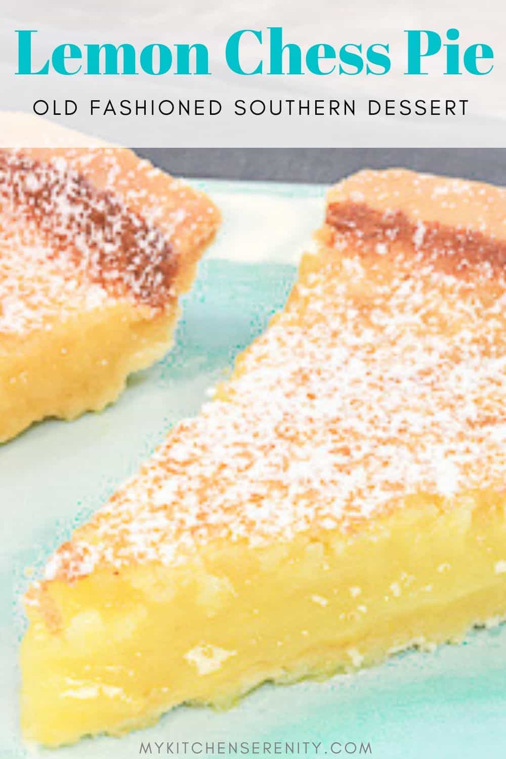 Southern Lemon Chess Pie Recipe - My Kitchen Serenity