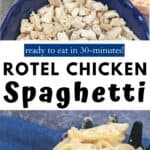 Easy Rotel Chicken Spaghetti - My Kitchen Serenity