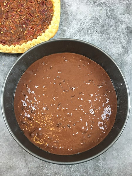 Chocolate Pecan PieCaken - My Kitchen Serenity