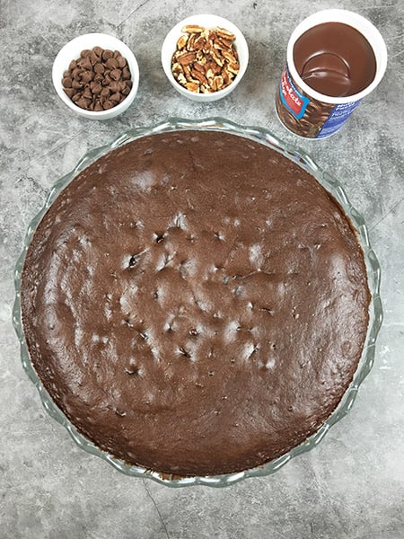 Chocolate Pecan PieCaken - My Kitchen Serenity