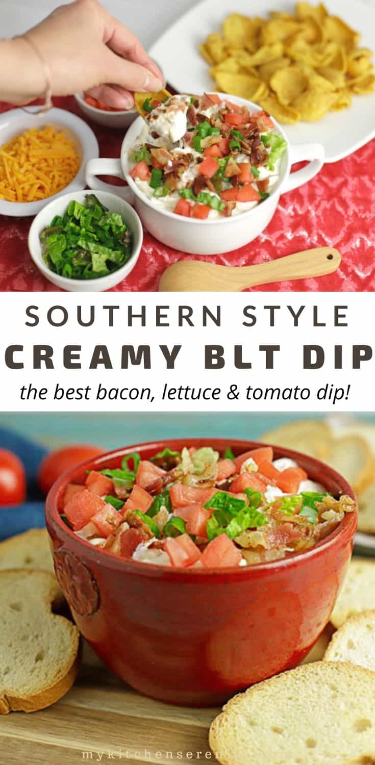 Easy BLT Dip with Cream Cheese - My Kitchen Serenity