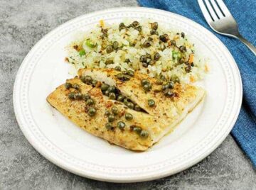 Red Snapper Fish with Lemon Caper Butter Sauce - My Kitchen Serenity