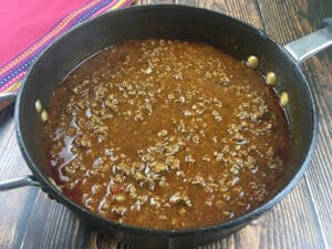 Easy Beef Enchilada Casserole - My Kitchen Serenity