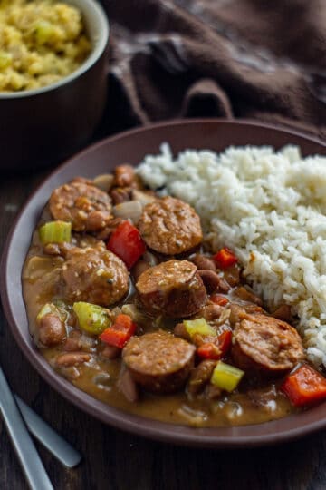 Easy Red Beans And Rice With Sausage My Kitchen Serenity easy-red-beans-and-rice-with-sausage-my-kitchen-serenity