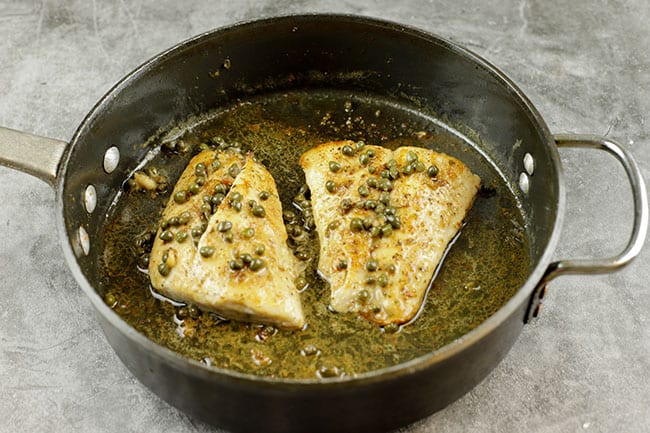 Red Snapper Fillets with Lemon Caper Butter Sauce - My Kitchen Serenity