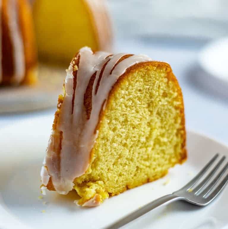 Easy Apricot Nectar Cake with Glaze - My Kitchen Serenity