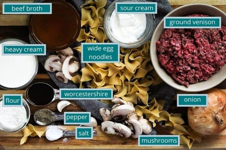 30 Minute Ground Venison Stroganoff - My Kitchen Serenity