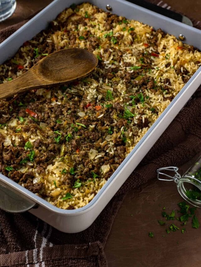 Easy Rice Dressing Recipe - My Kitchen Serenity