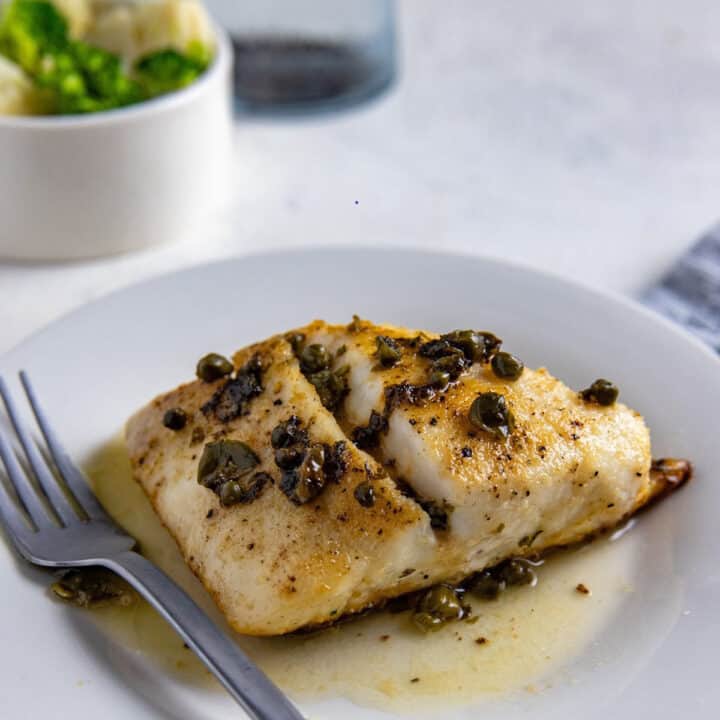 Red Snapper Fish with Lemon Caper Butter Sauce - My Kitchen Serenity