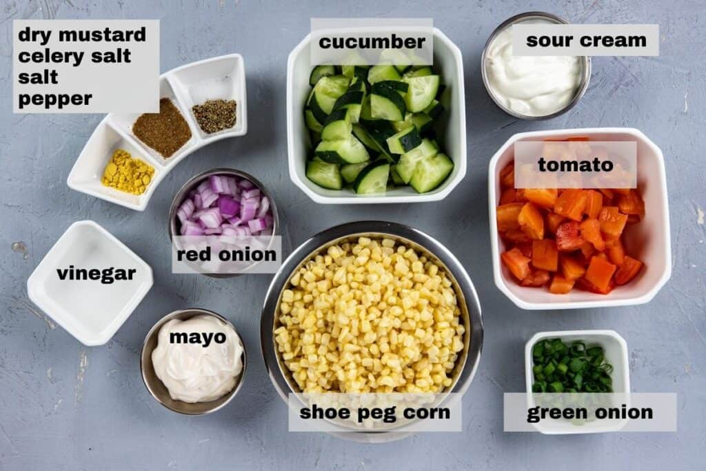 Creamy Shoe Peg Corn Salad - My Kitchen Serenity