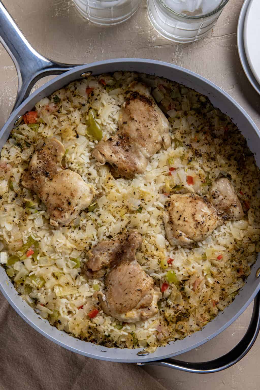 Southern Chicken and Rice (One Pot) - My Kitchen Serenity