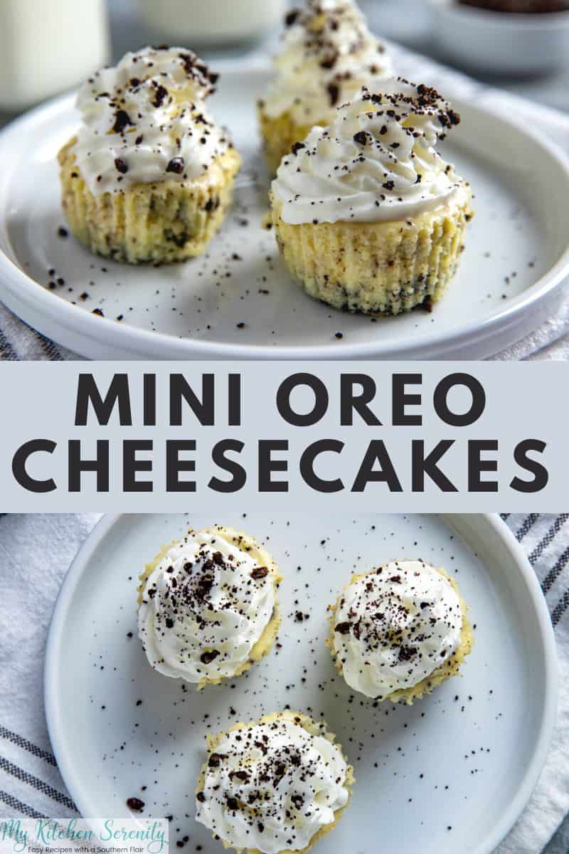 Mini Oreo Cheesecakes - My Kitchen Serenity