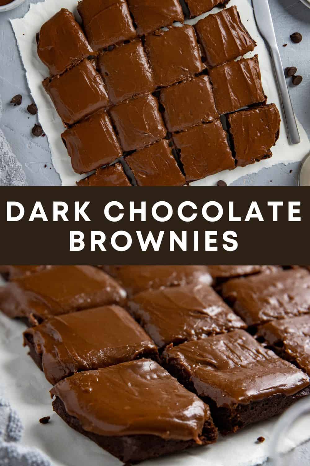 Dark Chocolate Brownies - My Kitchen Serenity