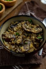 Instant Pot Mushroom Rice - My Kitchen Serenity