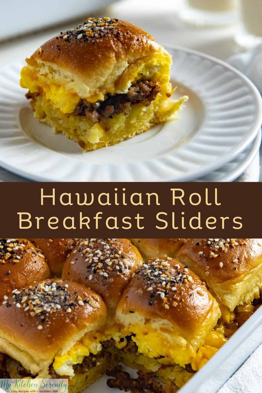 Hawaiian Roll Breakfast Sliders - My Kitchen Serenity