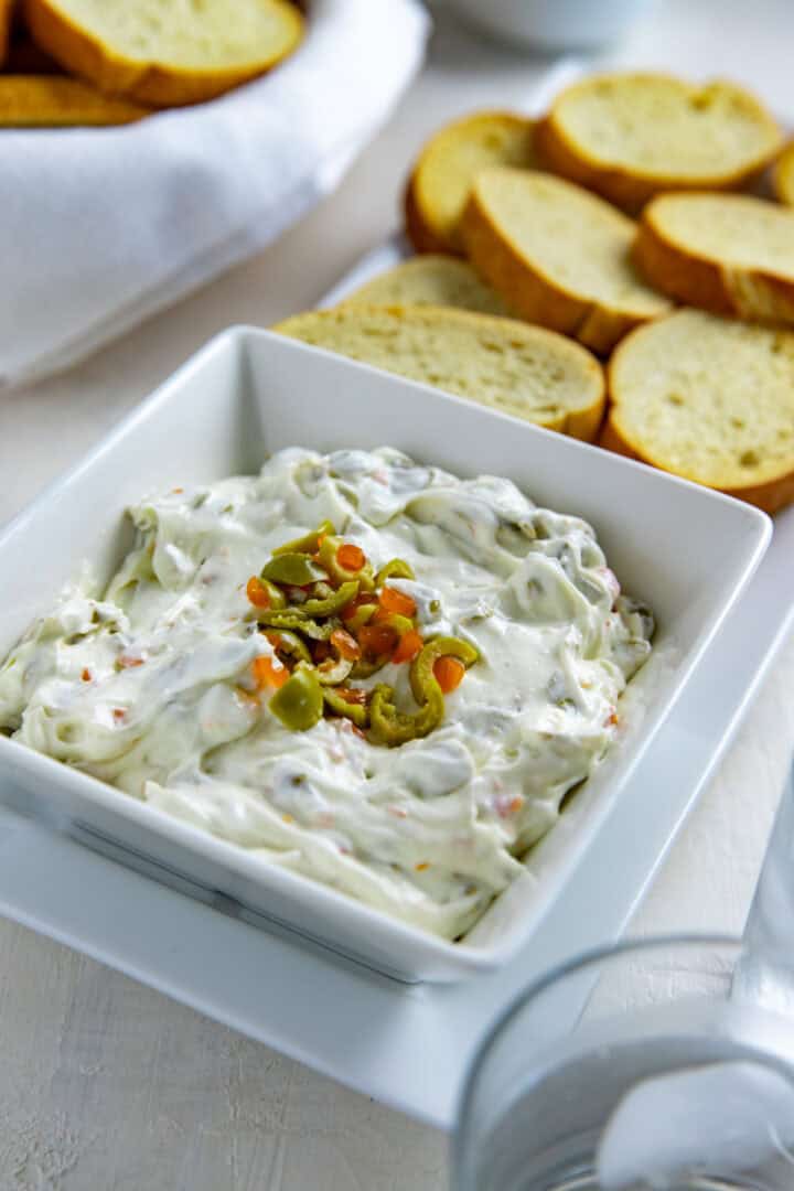 Green Olive Dip - My Kitchen Serenity