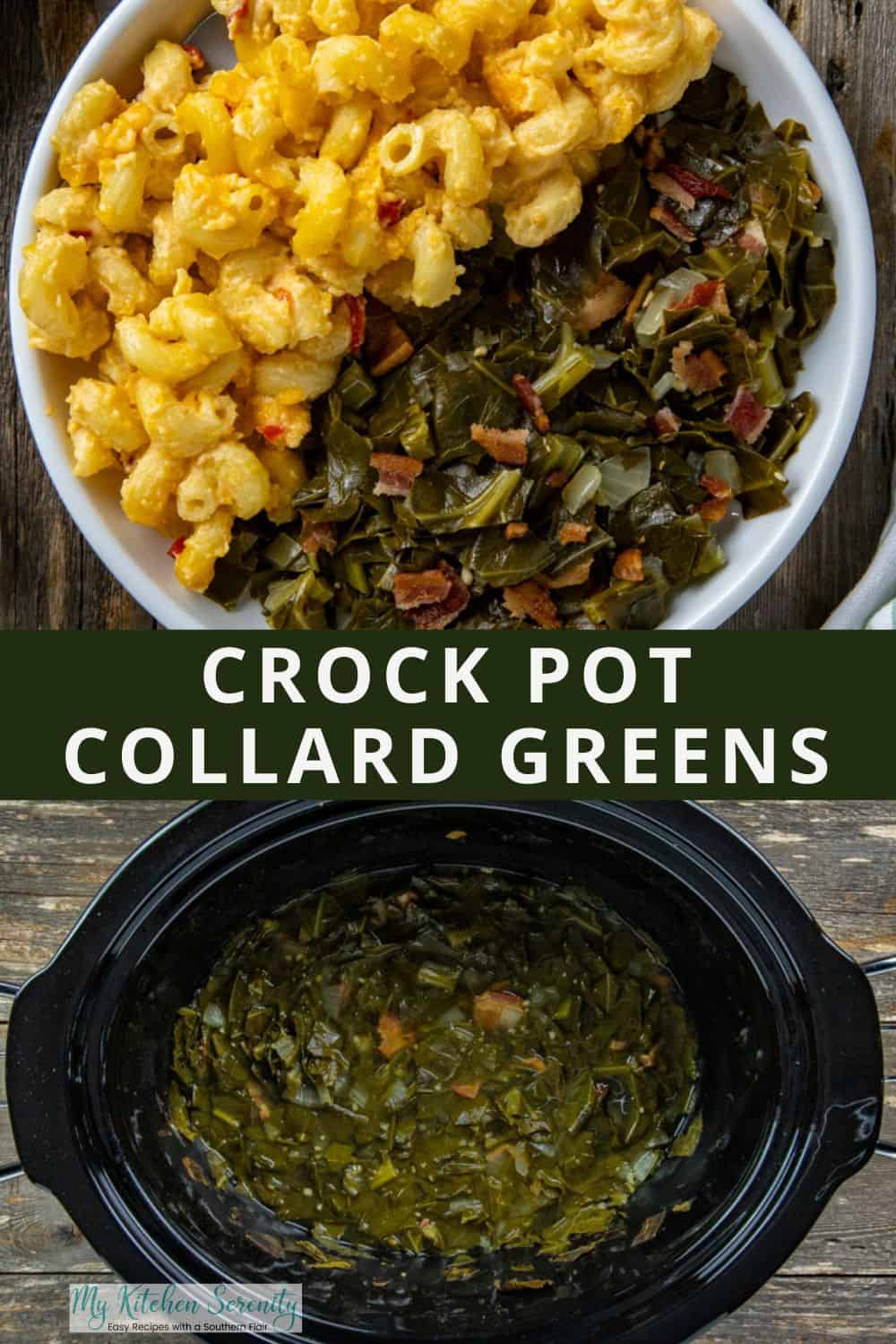 Crock Pot Collard Greens - My Kitchen Serenity