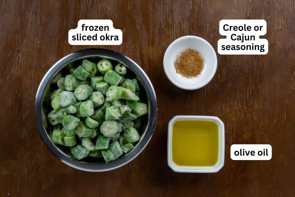 Roasted Frozen Okra - My Kitchen Serenity