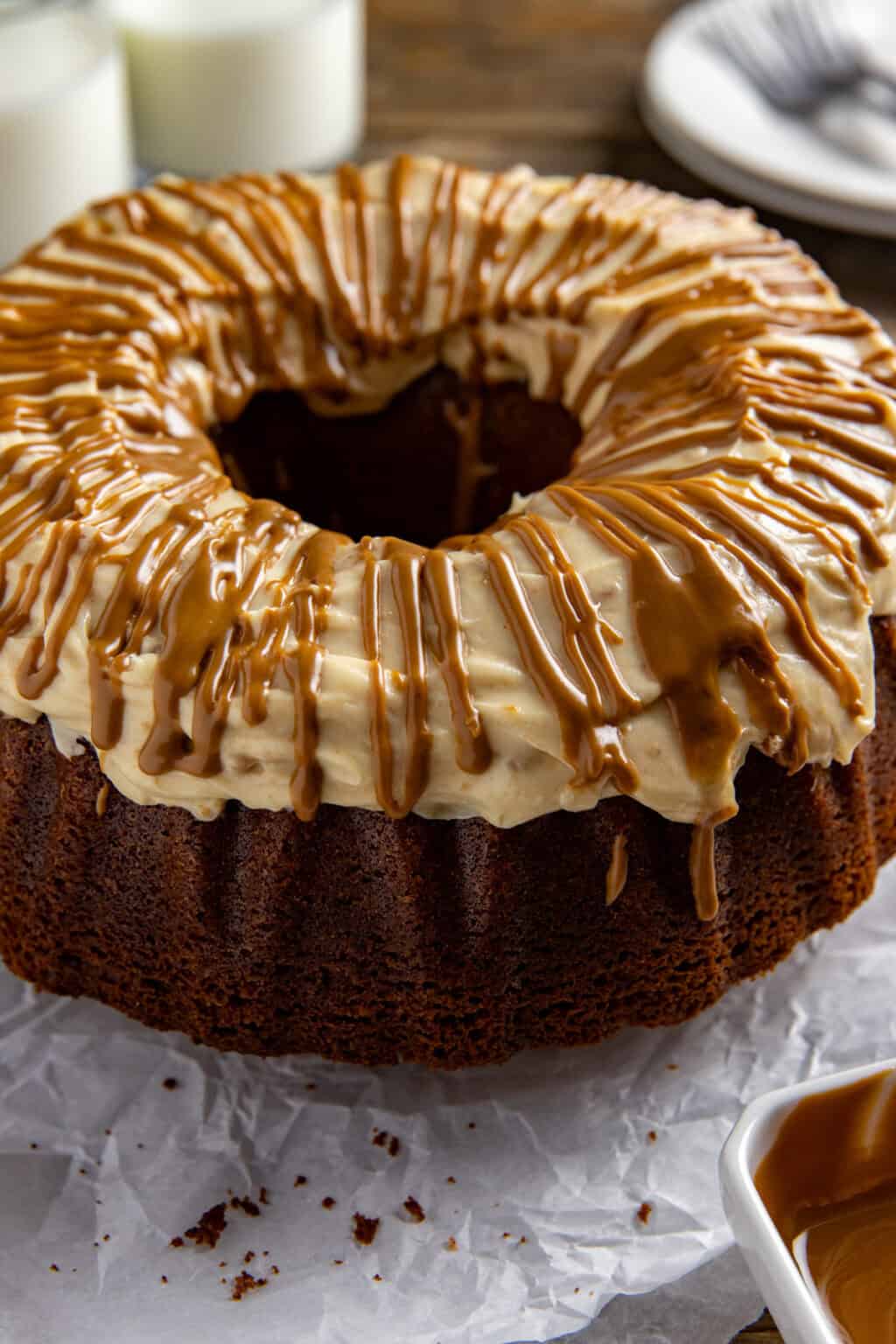 Easy Biscoff Bundt Cake - My Kitchen Serenity